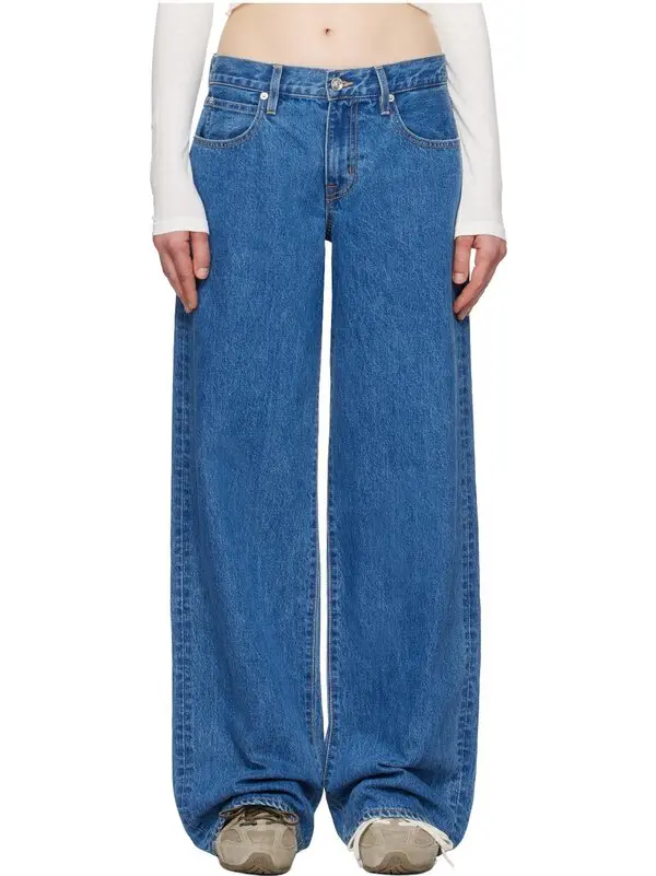SLVRLAKE Five-pocket Denim Trousers - Blue