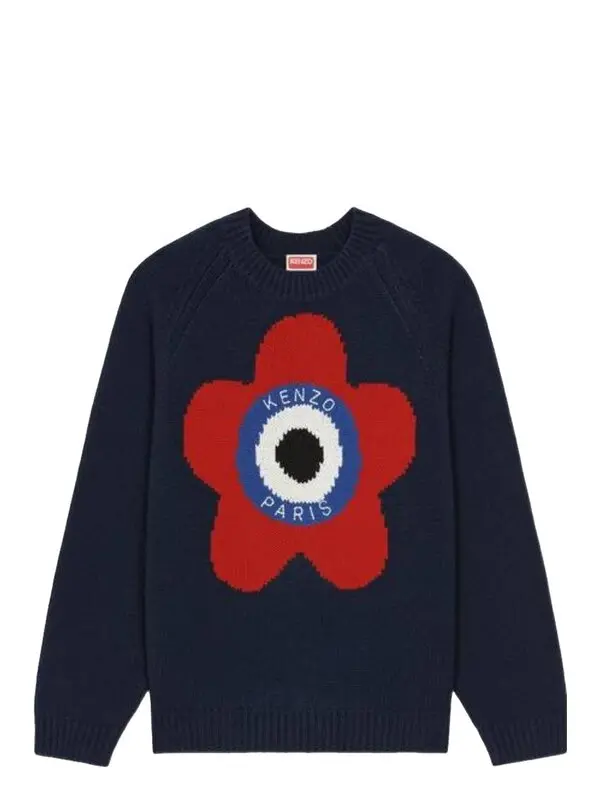 Kenzo Target Crewneck Knitted Jumper - Black
