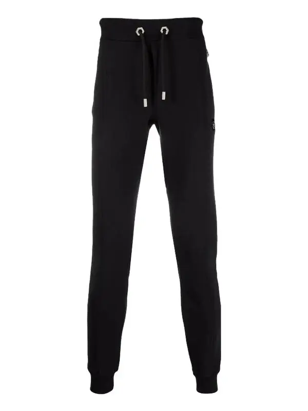 Philipp Plein Logo-patch Track Pants - Black