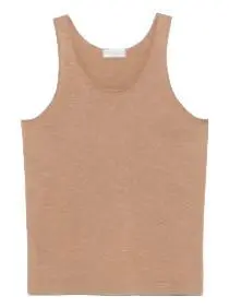 Brunello Cucinelli Sleeveless Lurex Top - Nude