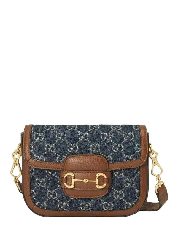 Gucci Horsebit Denim Xbdy Bg - Black