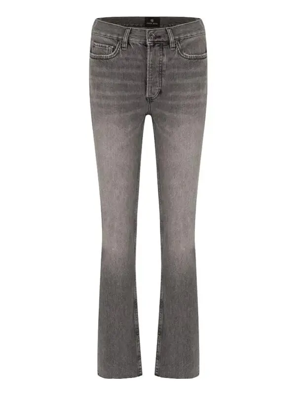ANINE BING High-rise Jeans - Dark Gray