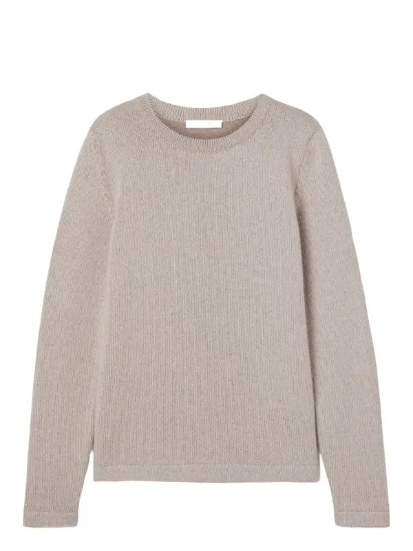 THE ROW Lyse Cashmere Sweater - Ecru
