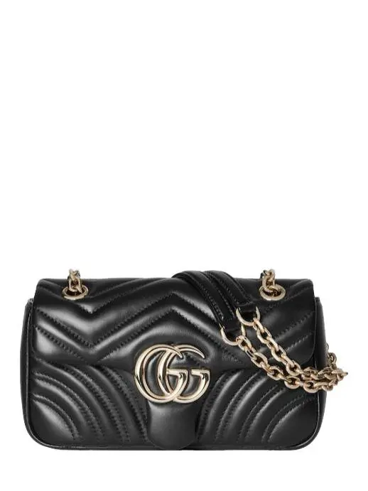Gucci Gg Marmont Small Shoulder Bag - Black
