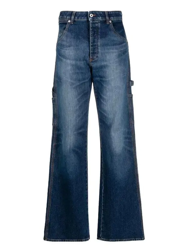 Heron Preston Straight Leg Pants - Blue