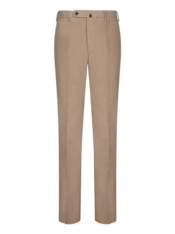 Incotex Corduroy Regular Fit Pants - Beige