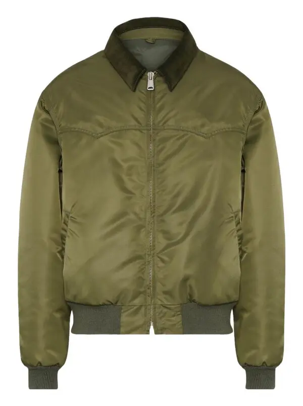 MAISON MARGIELA Four Stitches Zip-up Bomber Jacket - No