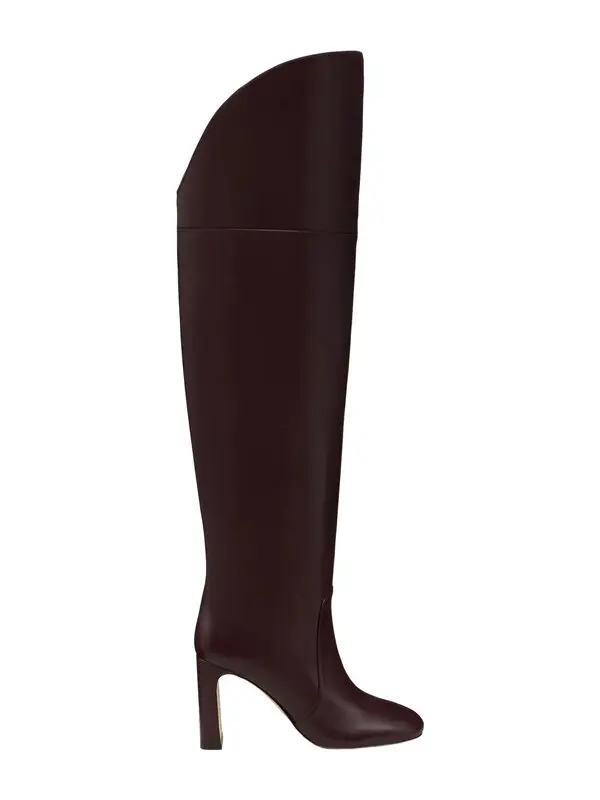 STUART WEITZMAN Babette Over-the-knee Tubo 85 Boots - Boysenberry