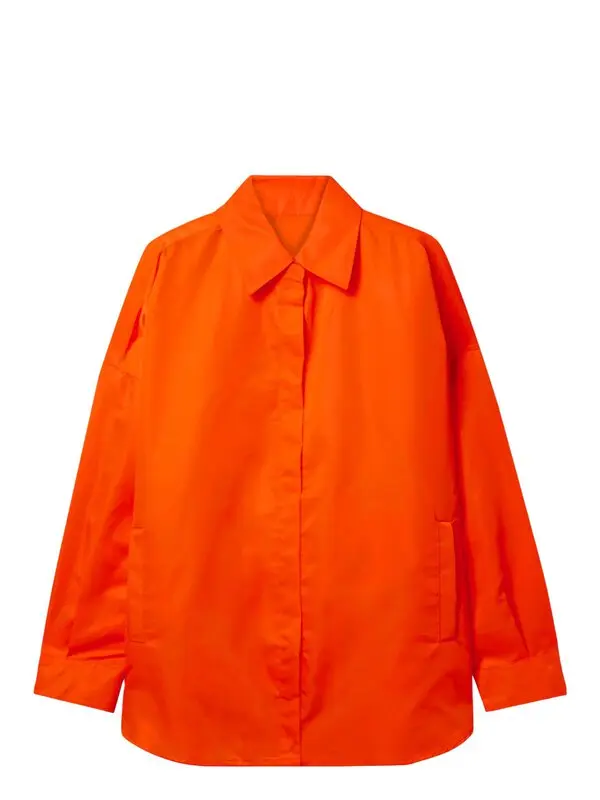 THE FRANKIE SHOP Perla Long-sleeve Shirt Jacket - Red