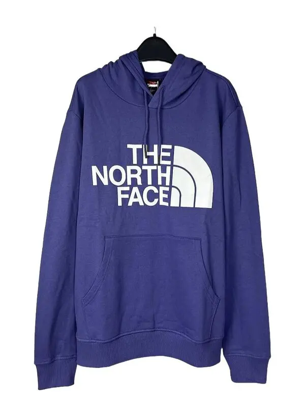 The North Face Logo Hooded Sweatshirt - Blue