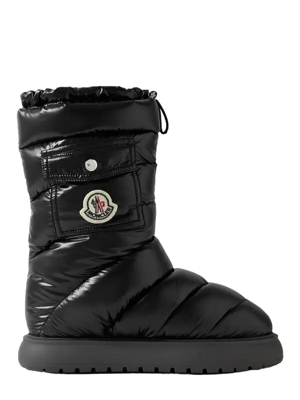 Moncler Quilted Pull-on Boots - Black