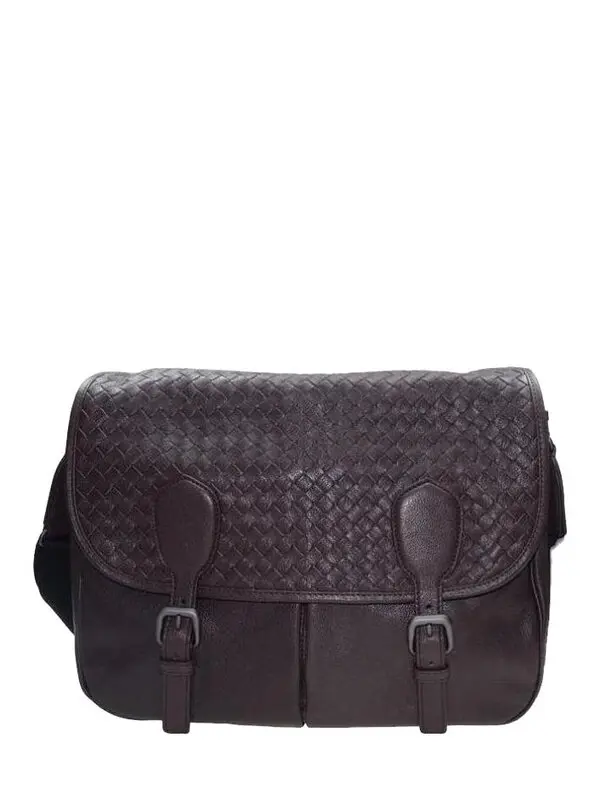 Bottega Veneta Woven Shoulder Bag - Brown