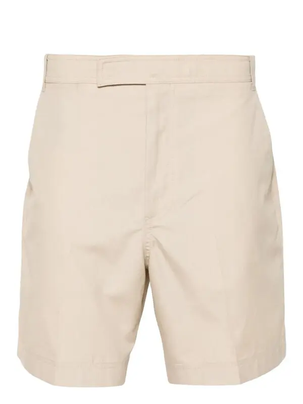 Thom Browne Pressed Crease Chino Shorts - Light Beige