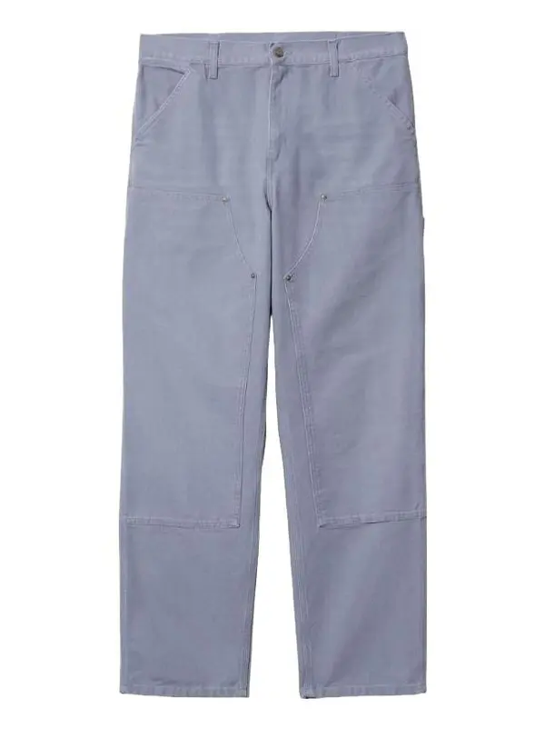 Carhartt Work In Progress Double Knee Mid-waist Straight-leg Trousers - Multicolor