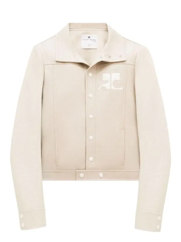 COURREGES Courrèges Reedition Ac Logo Patch Jacket - White