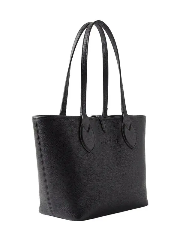 Gucci Totissima Small Reversible Tote Bag - Black Beige And Dark Brown