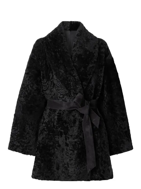 Tove Vanessa Belted Coat - Black
