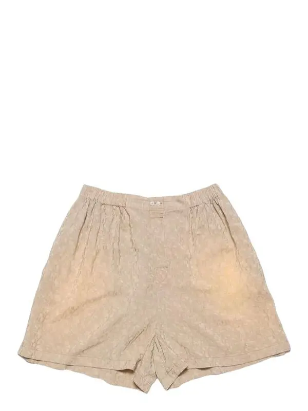 Acne Studios Jacquard Lettering Bermuda Shorts - Nude