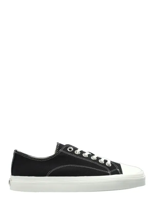 Moschino Square-toe Low-top Sneakers - Black