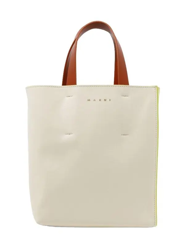 Marni Two Tone Tote Bag - Nude