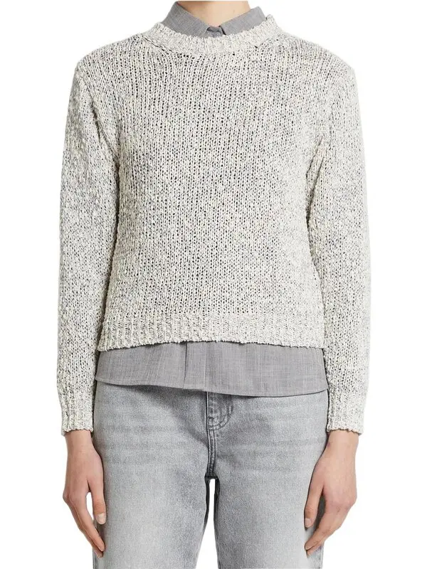 IBLUES Long-sleeved Sweater - Gray