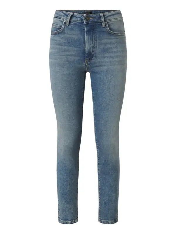 Pinko Embroidered Pocket Jeans - Blue