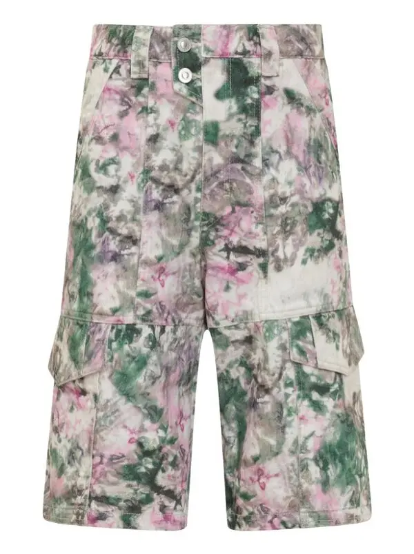 Isabel Marant Étoile Belt Ring Button Shorts - Gray
