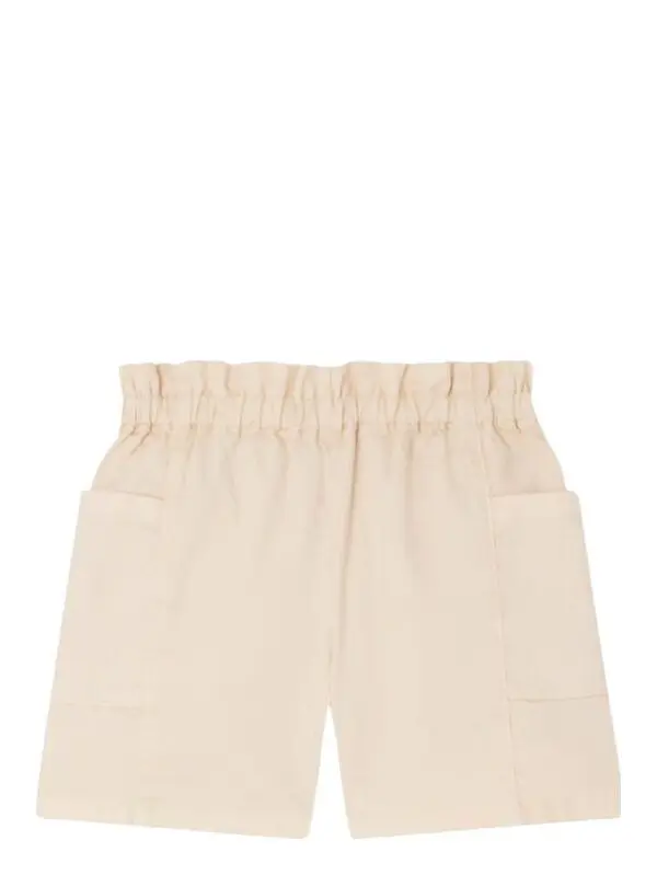 Bonpoint Evera Elastic Waist Shorts - Nude