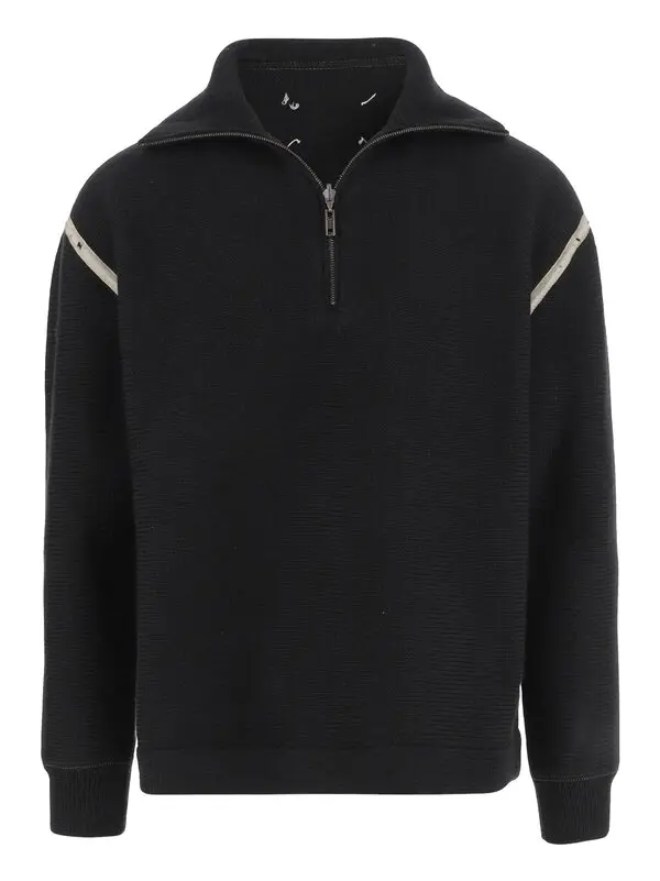 MAISON MARGIELA Half-zip Jumper - Black