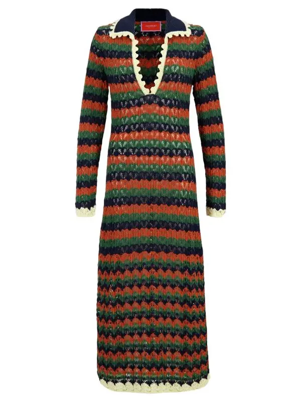La DoubleJ Perry Knit Midi Dress - Green