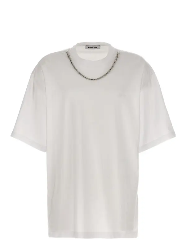 AMBUSH Ballchain Crewneck T-shirt - White