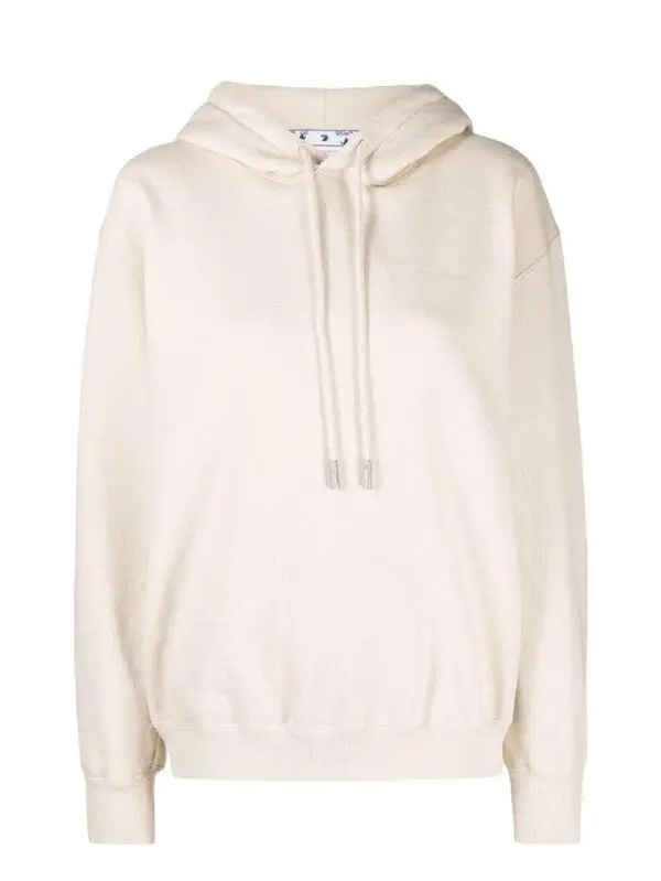 Off-White Diag-print Hoodie - White