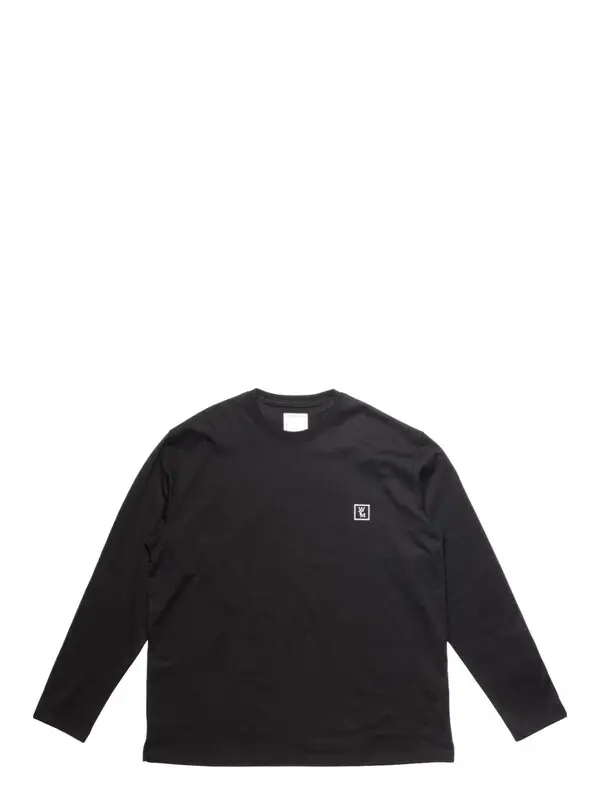 WOOYOUNGMI Long-sleeve Cotton T-shirt - Black
