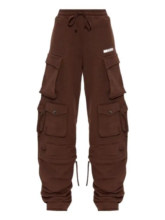 Attico The Fern Cargo Pants - Brown
