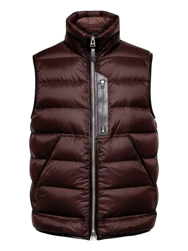 TOM FORD Padded Light Nylon Vest - Black