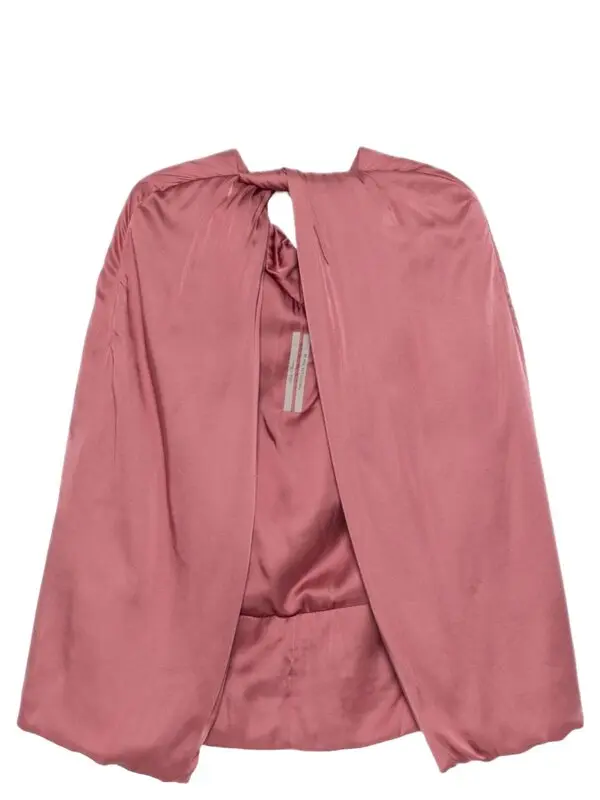 Rick Owens Masto Cape - Pink