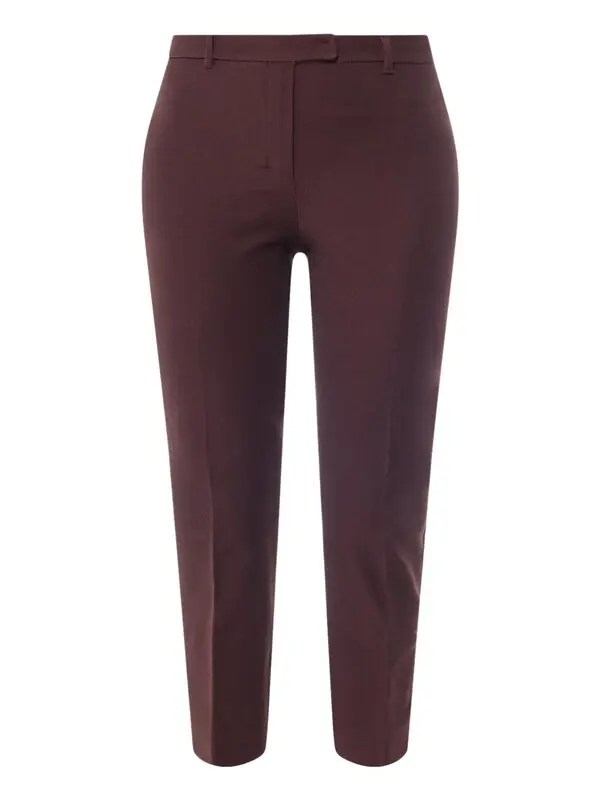 Max Mara Umanita Cropped Trousers - Red