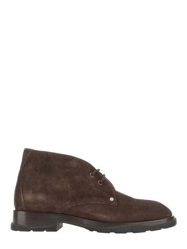 Alexander McQueen Suede Lace-up Boots - Green