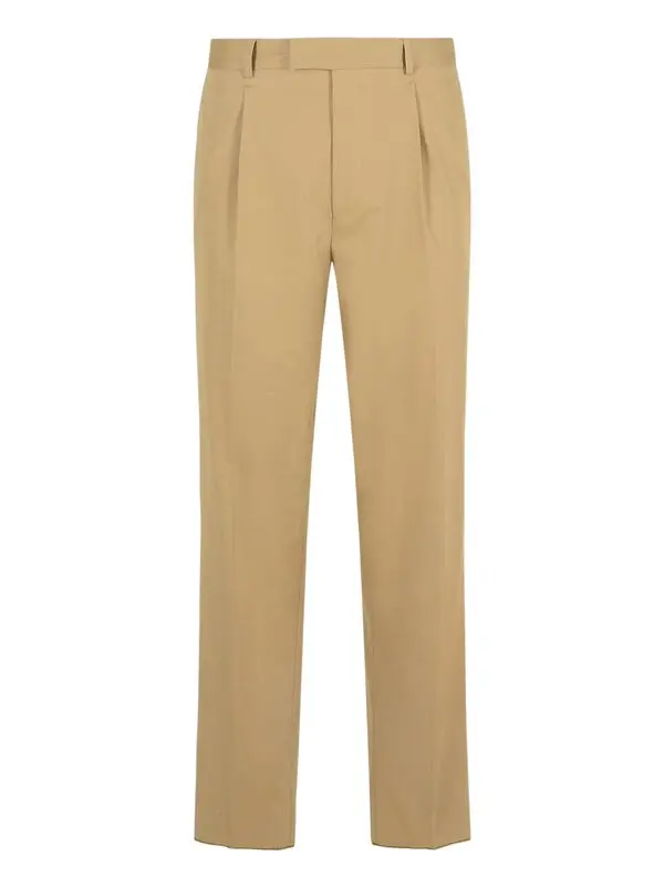 Zegna Tailored Straight-leg Trousers - Beige