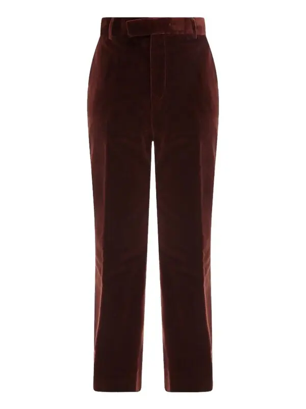 Palm Angels Velvet Suit Trousers - Black