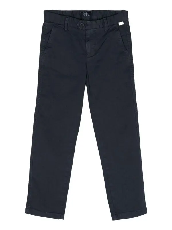 IL GUFO Cotton Chino Trousers - Black