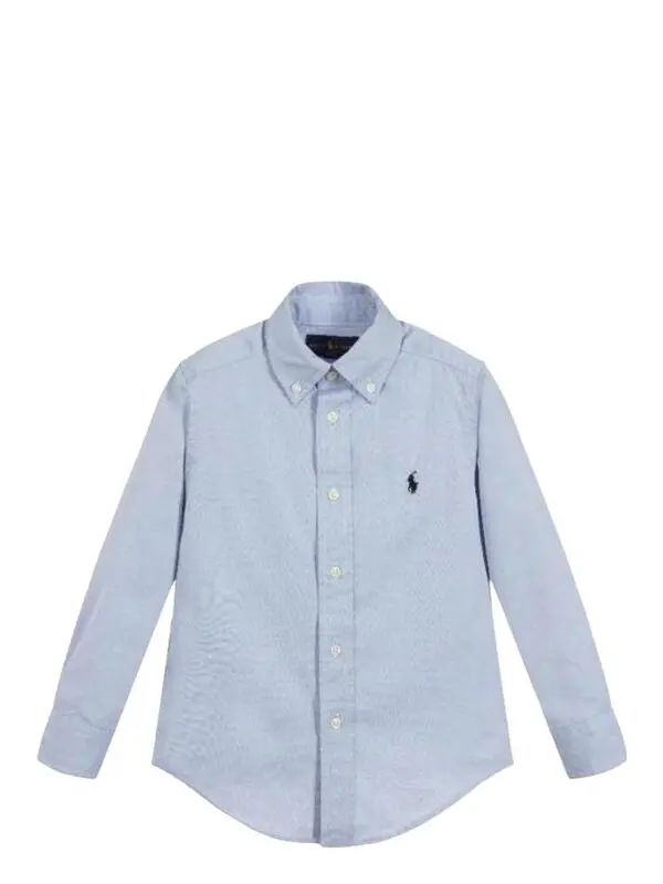 Polo Ralph Lauren Embroidered Logo Button-down Shirt - Blue