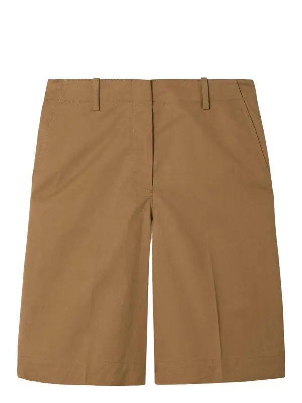 Theory Belt Loop Shorts - Camel