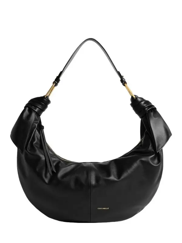 COCCINELLE Furoshiki Large Shoulder Bag - Black