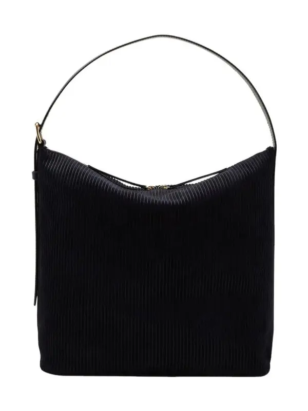 A.p.c. Square Corduroy Shoulder Bag - Deep Navy Blue