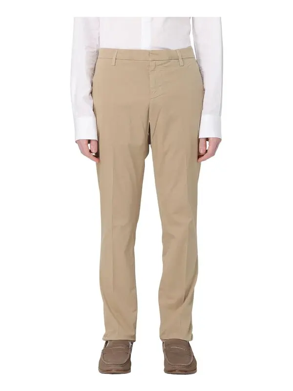 DONDUP Slim-cut Stretch Chino Trousers - Brown