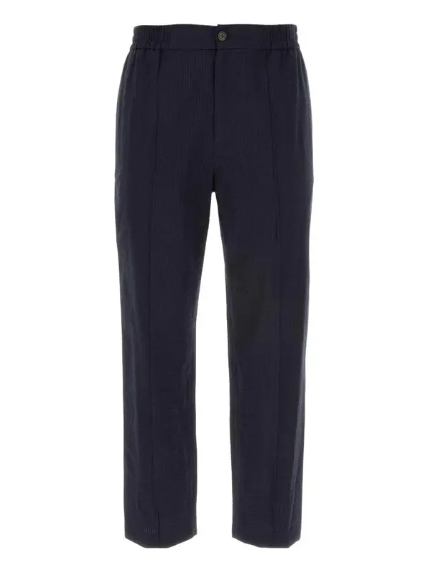 A.p.c. Button Detailed Straight Leg Pants - Black