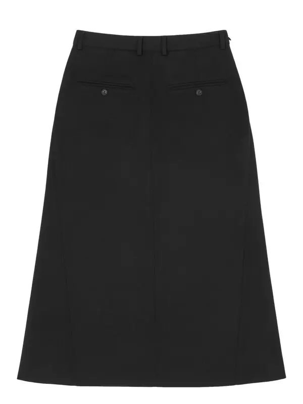 MAISON MARGIELA A-line Midi Skirt - Black