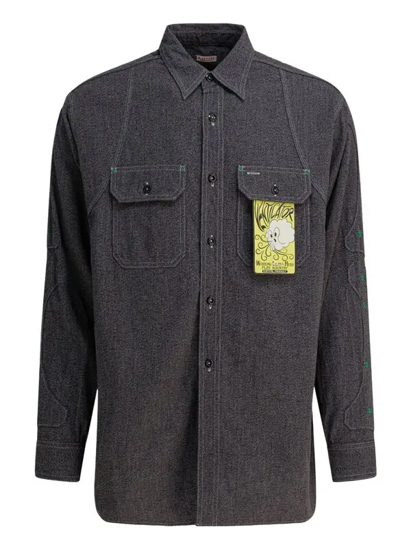Kapital Bone' Shirt - Grey