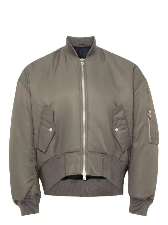 J.W.ANDERSON Zip-fastening Bomber Jacket - Gray